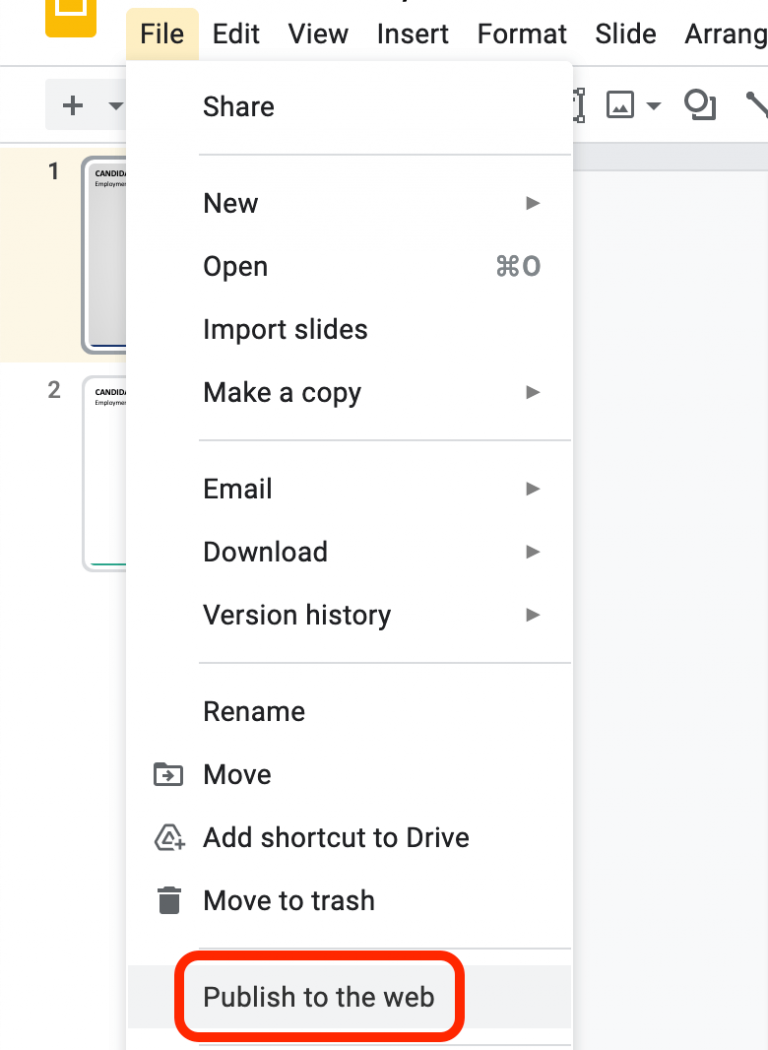 How To Embed Google Slides in Your Blog Post or Web Page