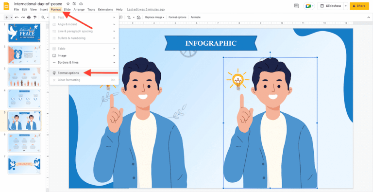 How to Make an Image Transparent in Google Slides