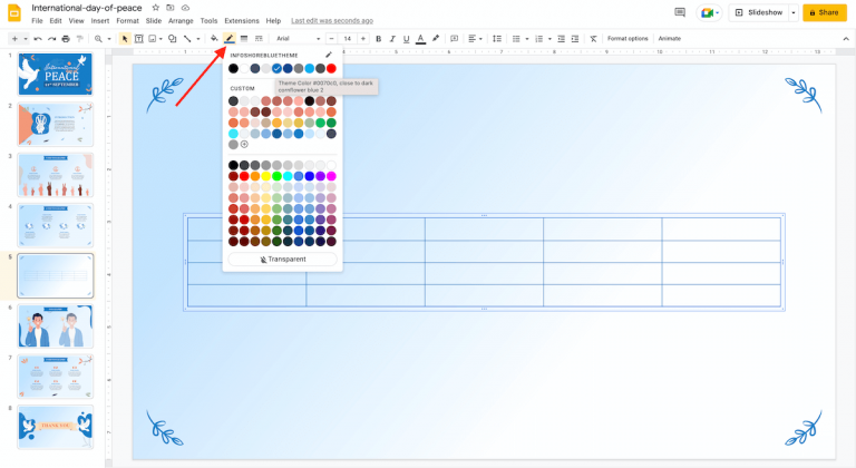 How to Add and Edit a Table in Google Slides in Just Two Steps