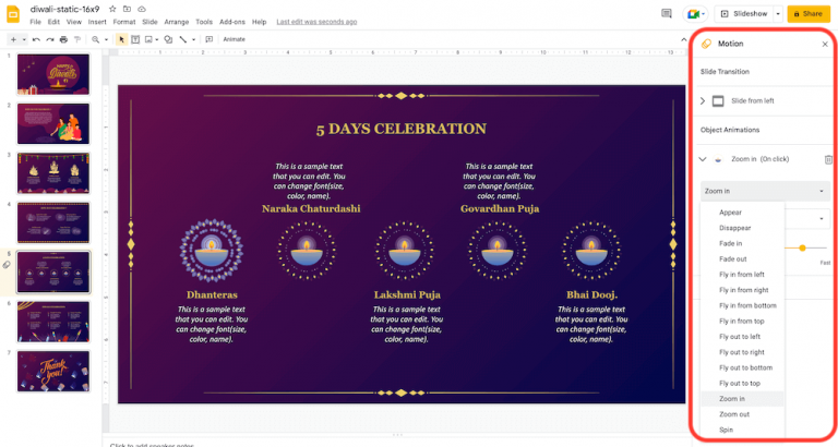 How to Add Transition and Animation in Google Slides (Step by Step)