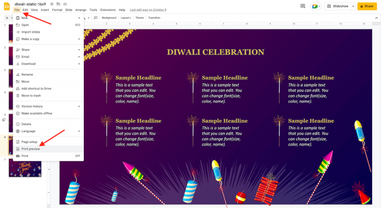 How to Print Presentations in Google Slides