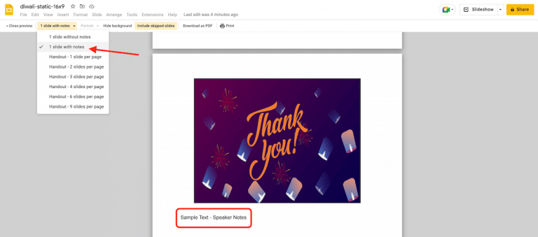 How to Print Presentations in Google Slides