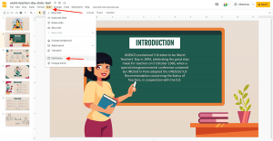 How to Add Footers in Google Slides