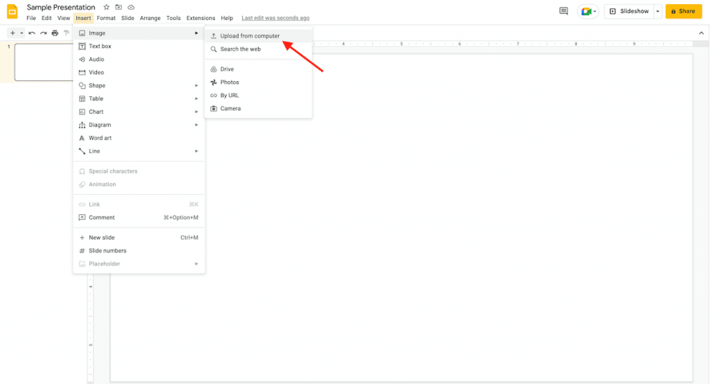 How to Insert GIFs in Google Slides Presentation