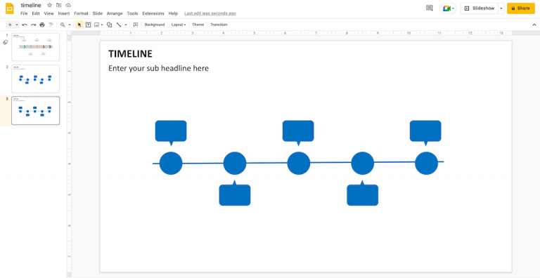 How To Create A Timeline In Google Slides (step By Step)