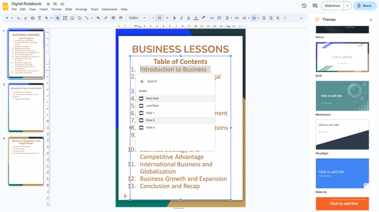 How to Create Digital Notebooks with Google Slides?