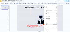 How to Add and Modify Icons in Google Slides