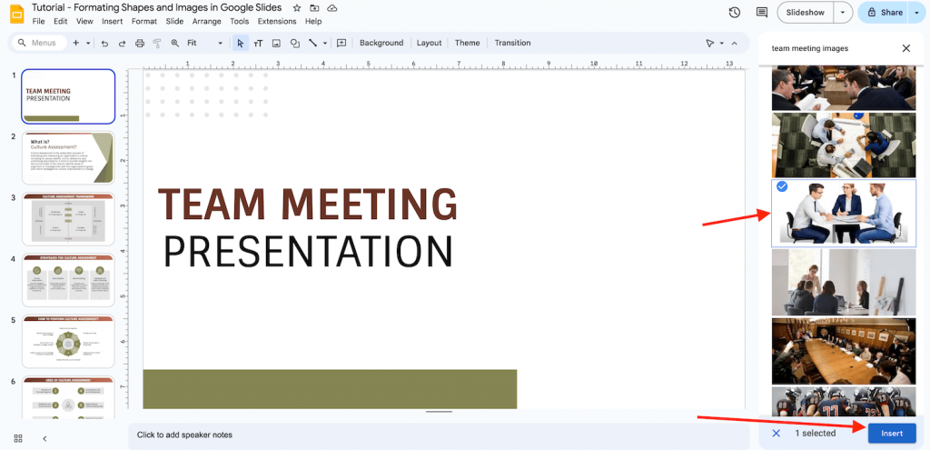Simple Steps to Add Pictures and Shapes in Google Slides
