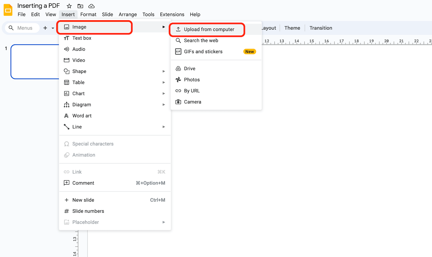 Simple Steps to Insert a PDF in Google Slides