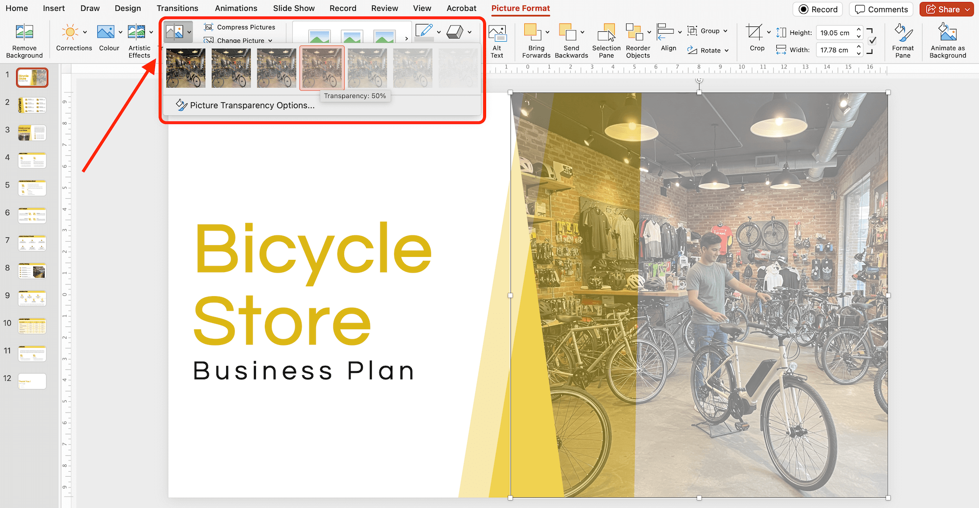 How to Make a Picture Transparent in PowerPoint